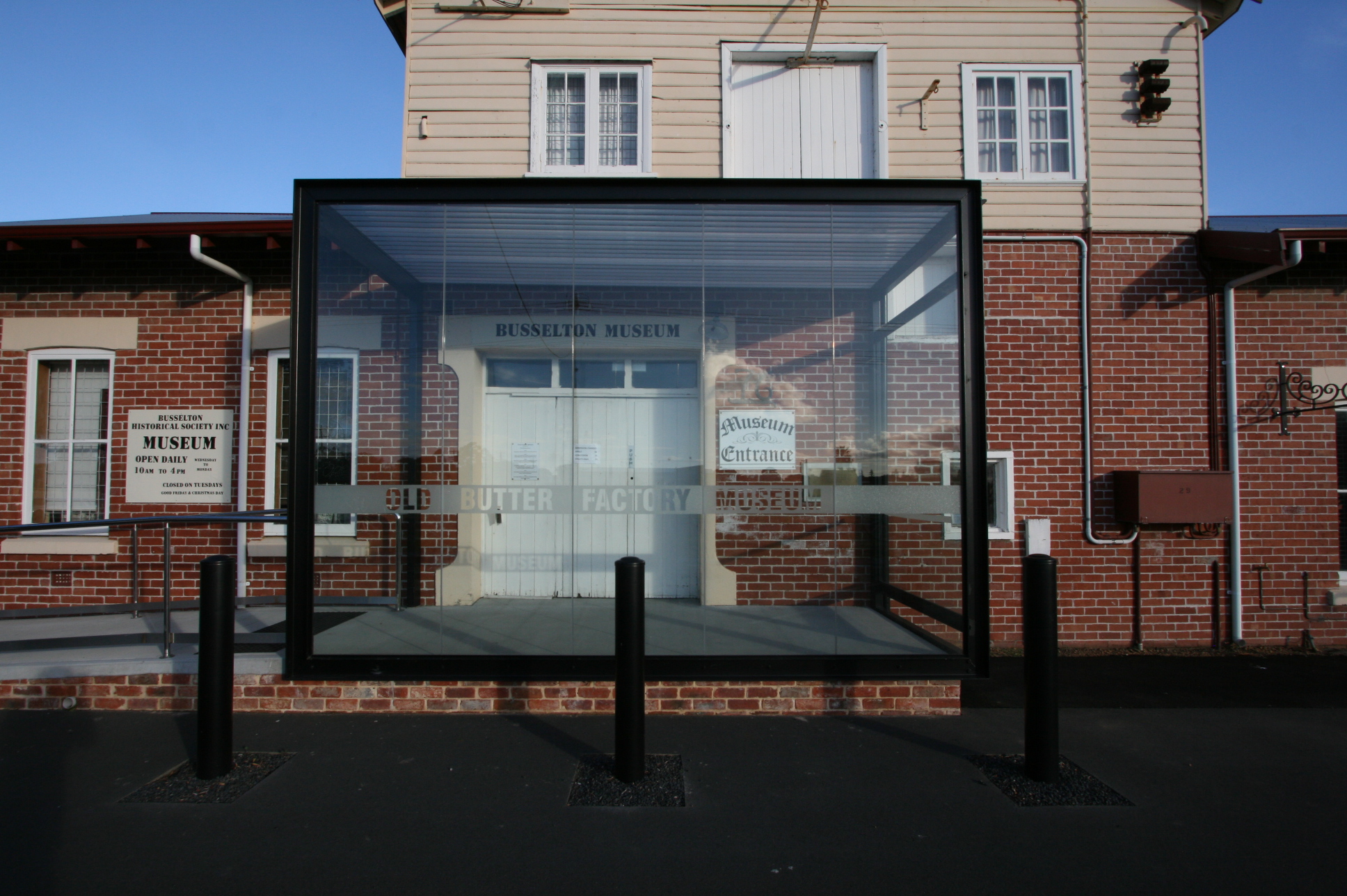 Old Butter Factory - Entry cover additions - South West Architects